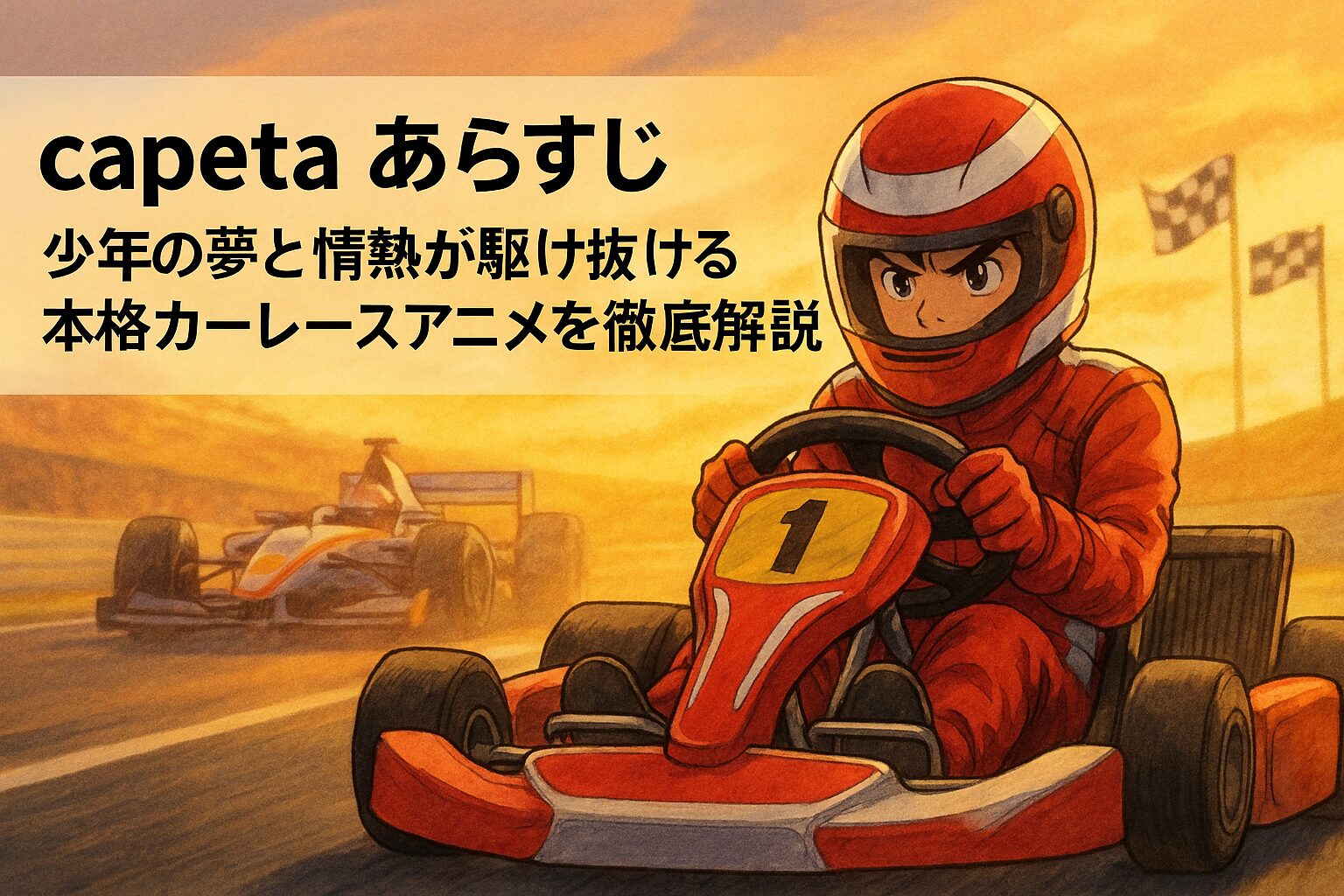 capeta あらすじ｜少年の夢と情熱が駆け抜ける本格カーレースアニメを徹底解説！｜アニメイン